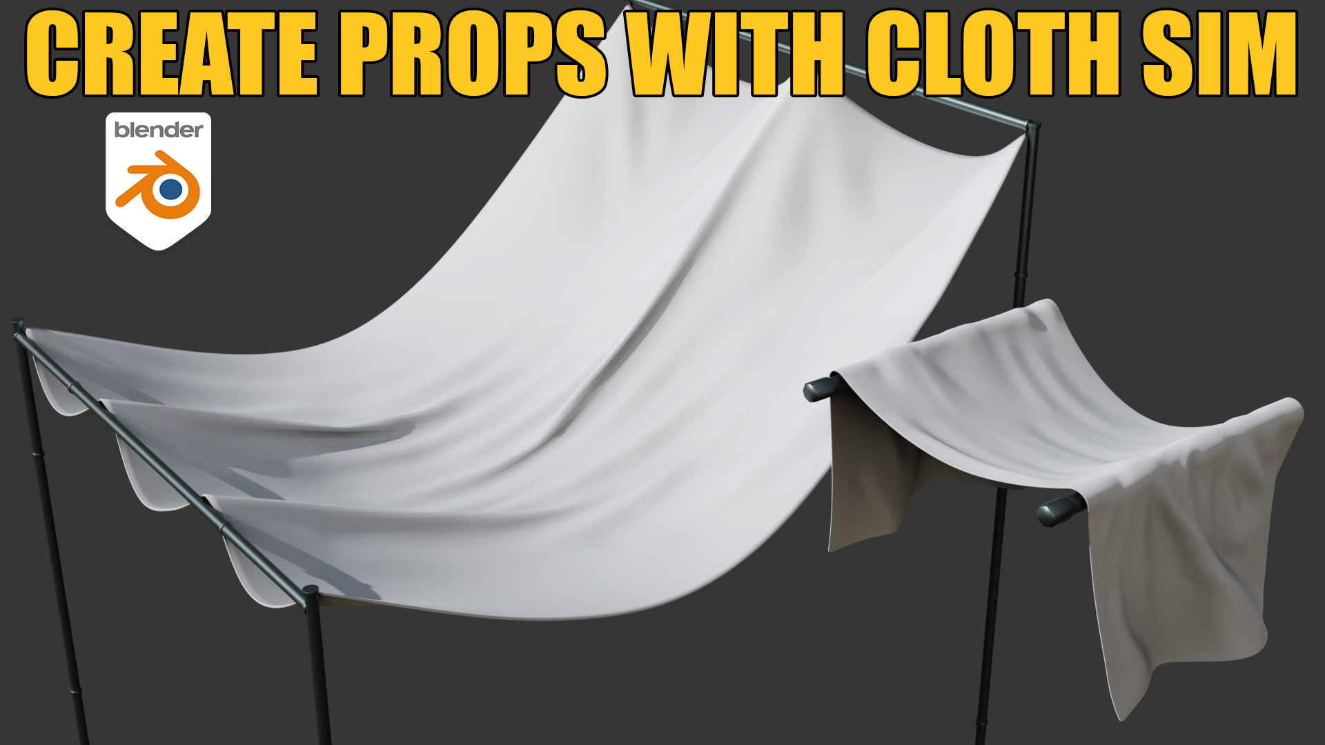 New Free tutorial-Make Props with Cloth simulation - Chuck_CG