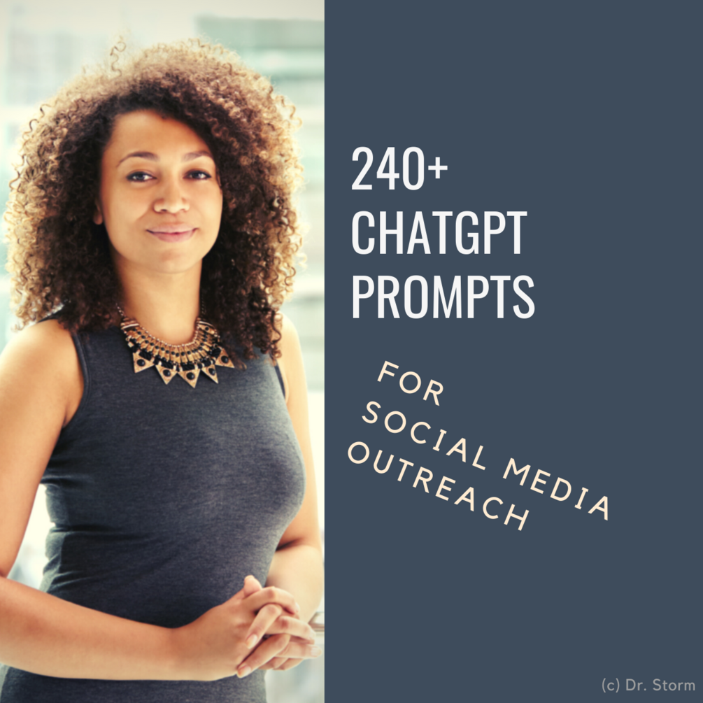 ChatGPT Prompts for social media outreach (240 + prompts)