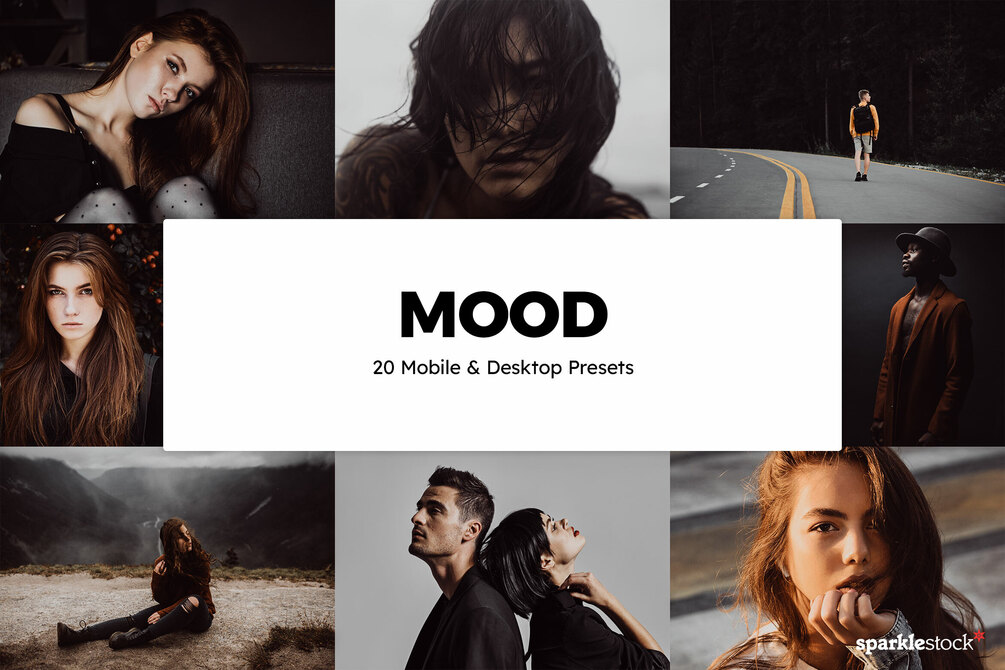 20 Mood Lightroom Presets and LUTs