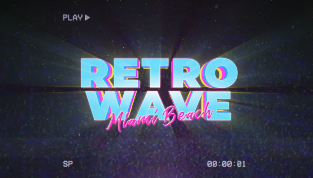 RETRO WAVE 80s Intro After effects Template