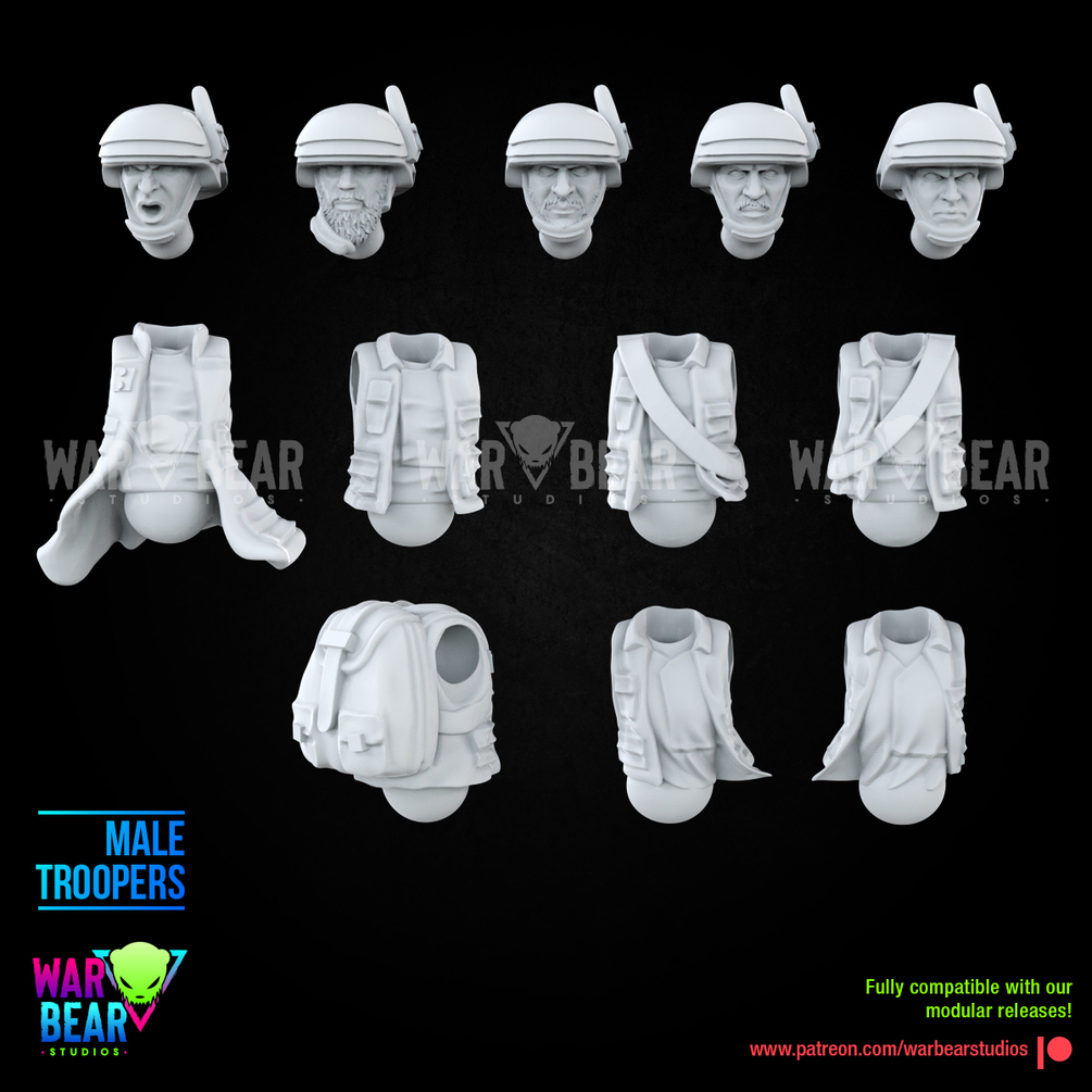 Multipart Alliance Fleet Soldiers