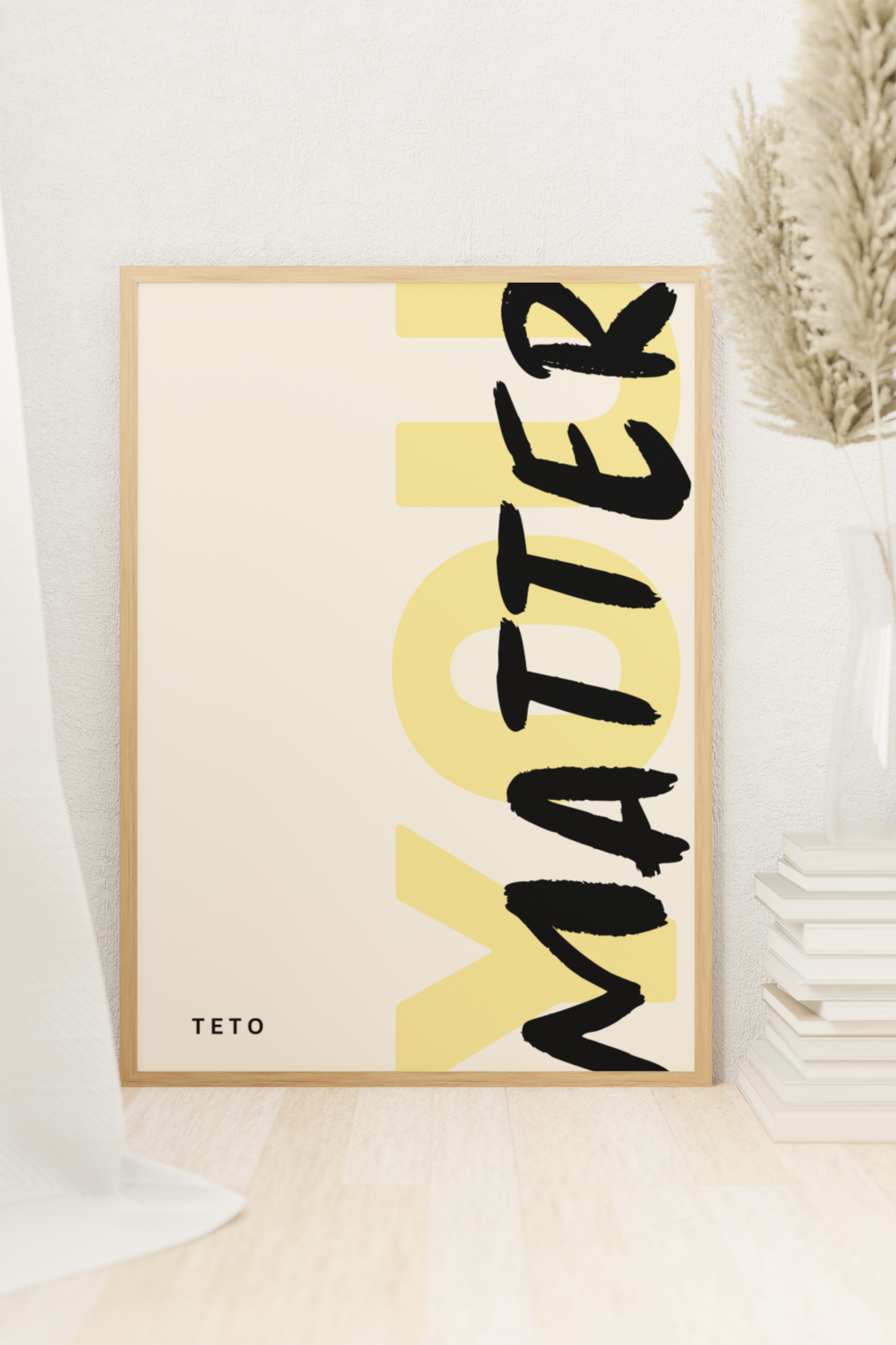 Typography “You Matter” Printable Wall Art