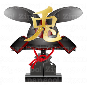 samurai kabuto helmet Vector image