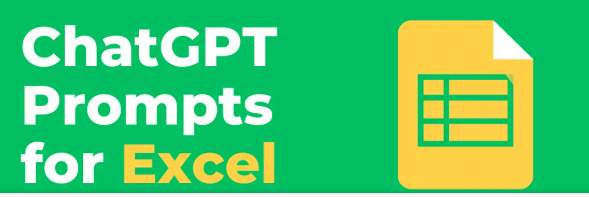 Excel ChatGPT prompts