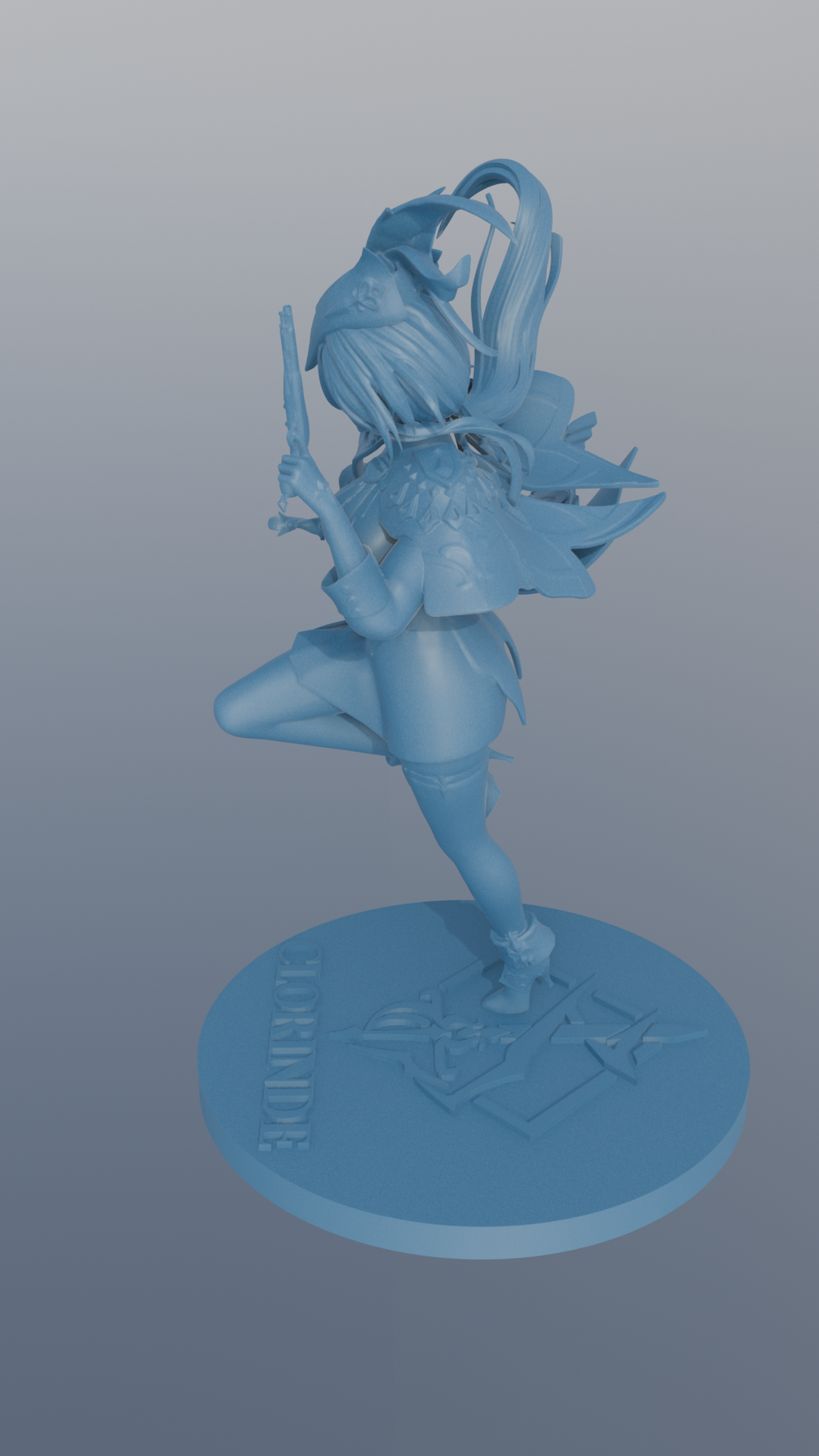 Clorinde - 3D Printable STL Model | Genshin Impact