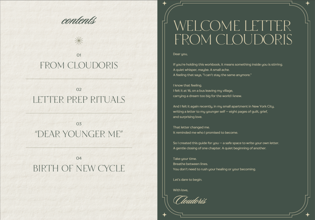 Dear Younger Me: A Guided Letter & Life Reset Workbook