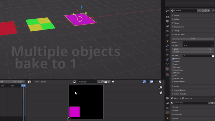 Easy Bake - Texture, UV, Procedural Materials and more