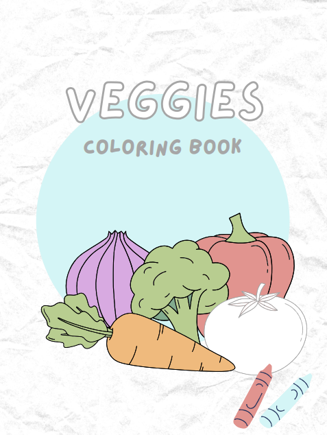 veggies coloring book