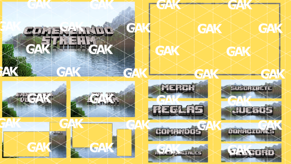 MINECRAFT - OVERLAY - STREAM - OBS