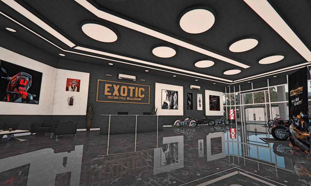 Fivem MLO | Exotic Motorcycle Dealership MLO | Motorcycle Dealership ...