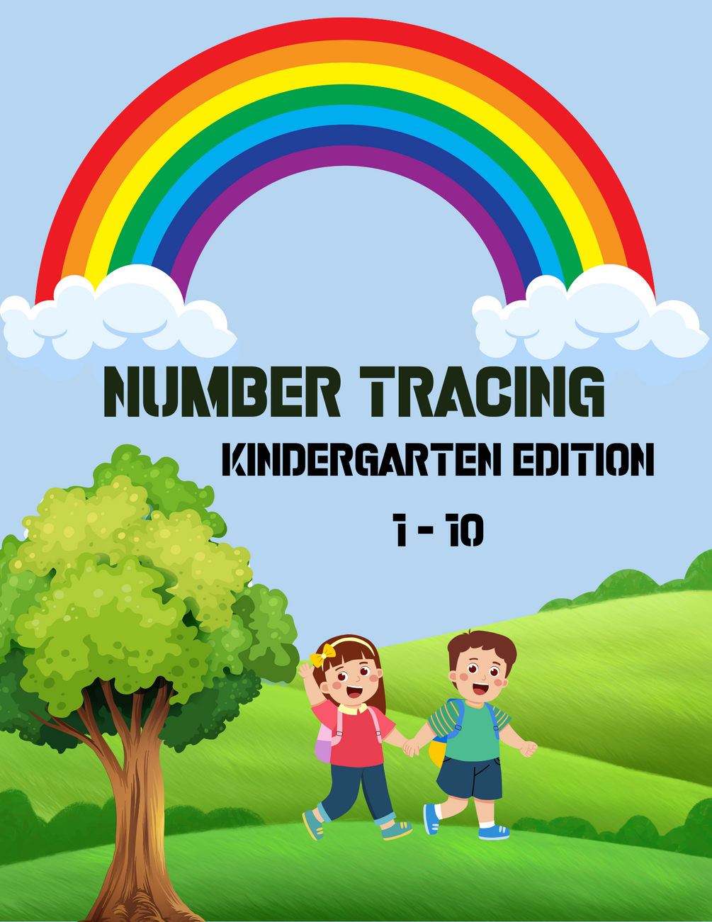 Number Tracing Book Kindergarten Edition (Numbers 1 - 10)