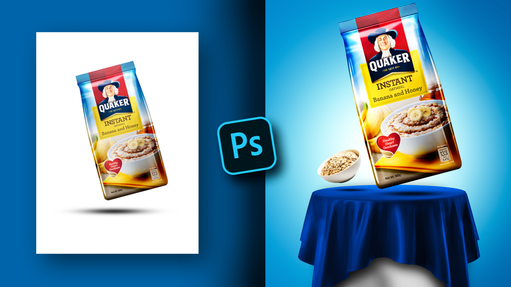 Quaker Oats Poster Design