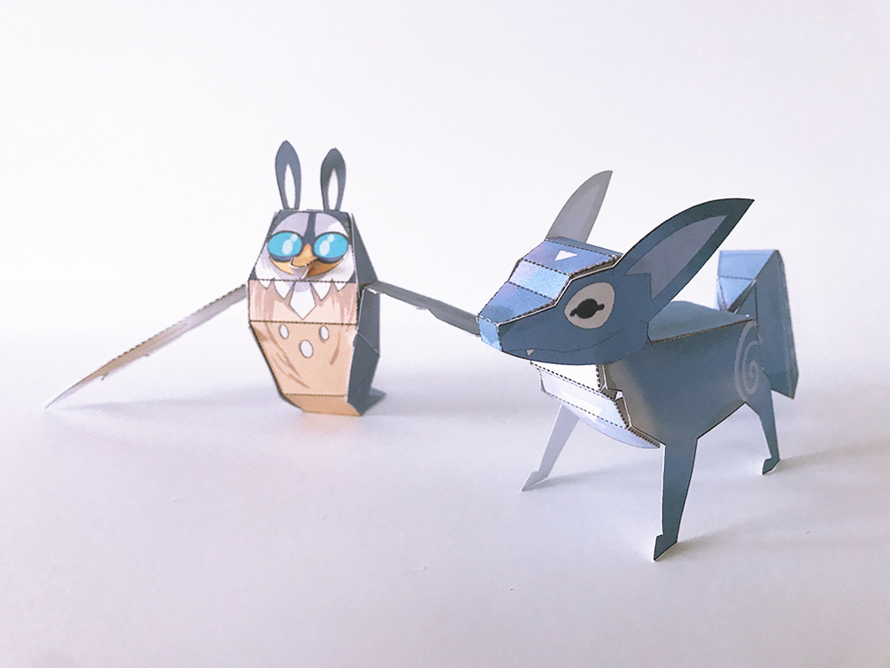 Print-At-Home Mystic Creatures Papercraft