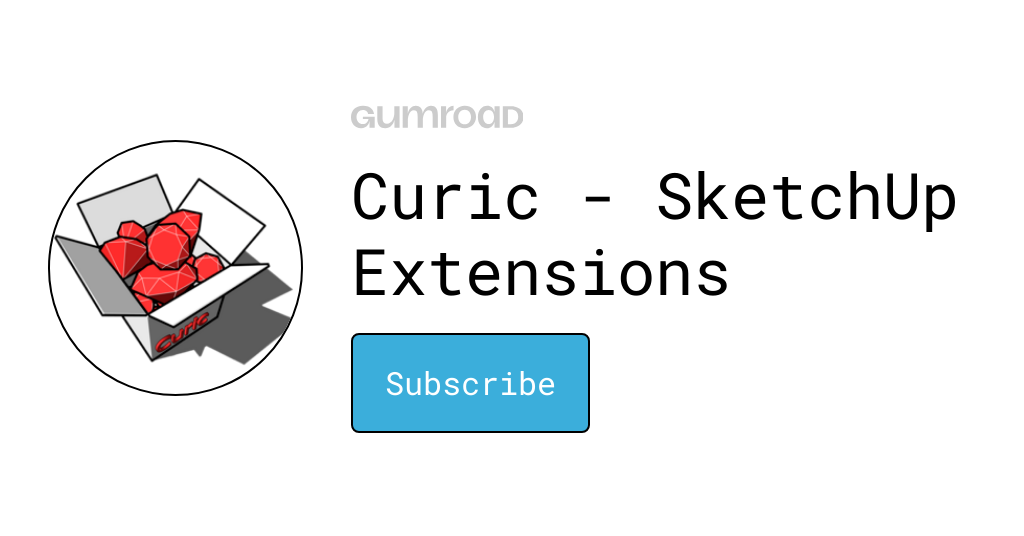 Curic - SketchUp Extensions