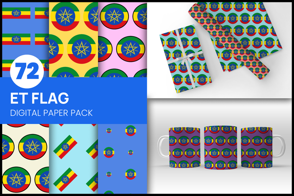 ET Flag Seamless Patterns