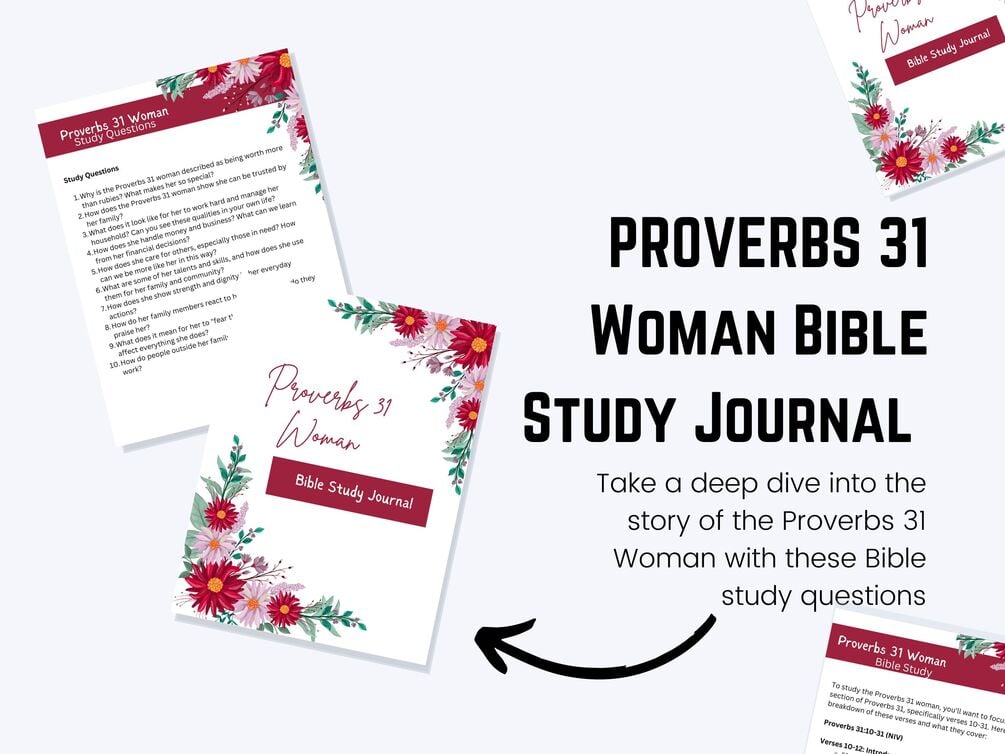 FREE Proverbs 31 Woman Bible Study Questions