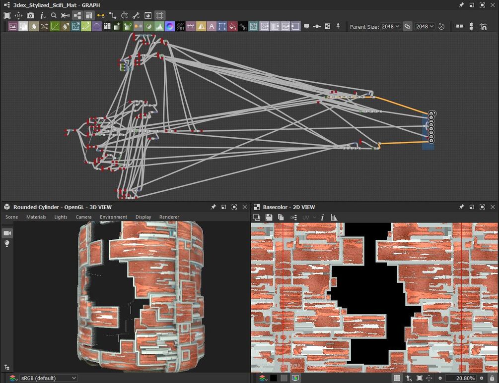 Stylized Sci-Fi Material - Substance 3D Designer