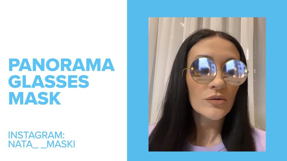 Panorama Glasses Instagram Mask