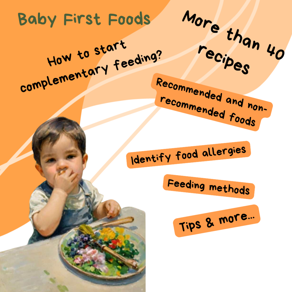 Baby First Foods - Guide to baby's first food - Recipe e-book