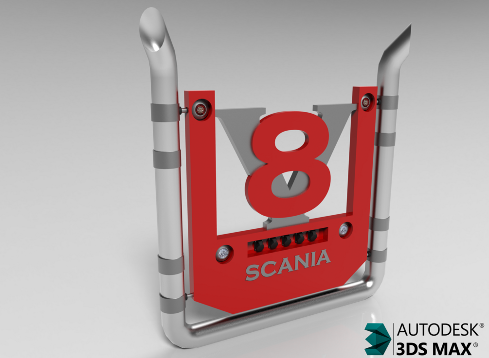 3D BackCabin Stacks Scania