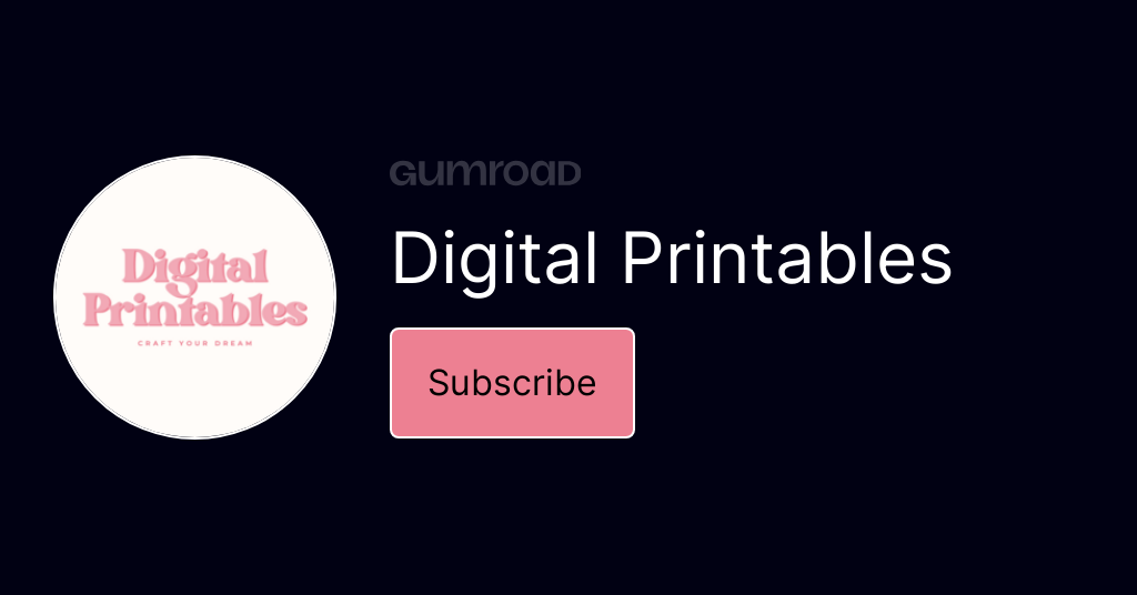 Digital Printables