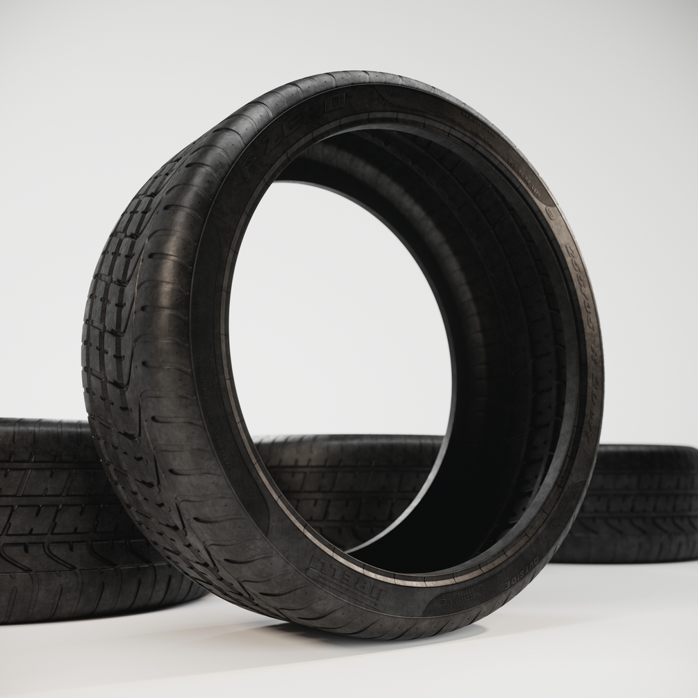 High Fidelity 3D Model - Pirelli P Zero Tire