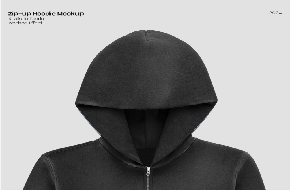 ZIP-UP HOODIE MOCKUP