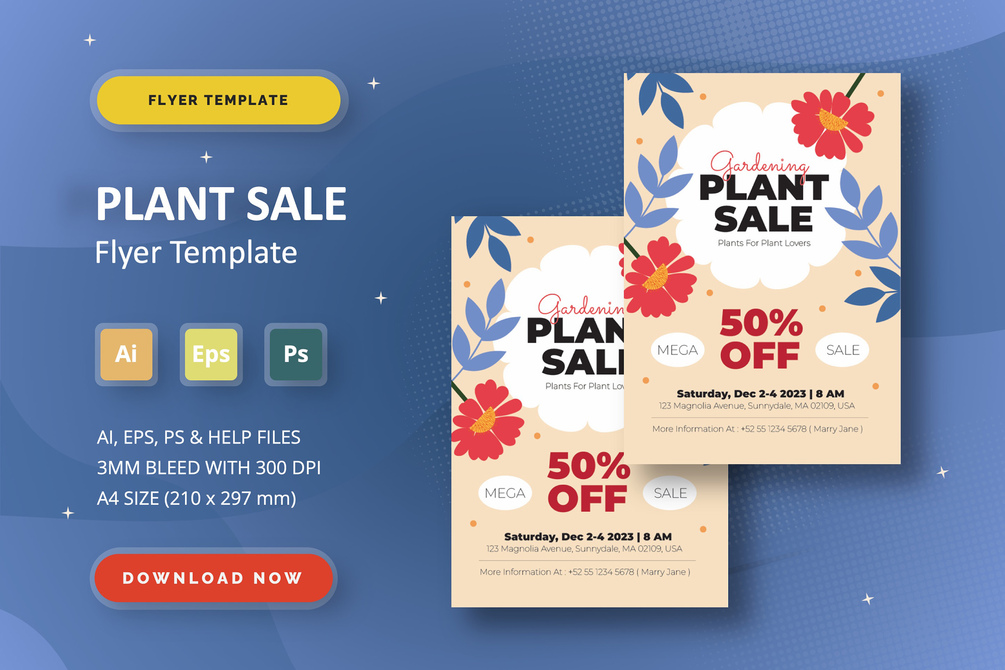 Plant Sale - Flyer Template