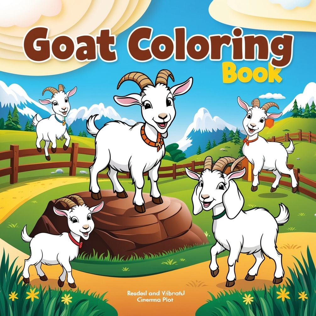 Goat Coloring Pages: A Fun and Relaxing Collection for Kids and Adults