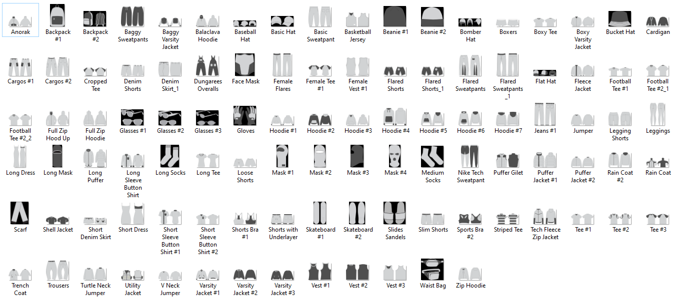 ADAM'S CLOTHING MOCKUP PACK - 160+ UNIQUE CUSTOMISABLE VECTOR MOCK-UPS ...