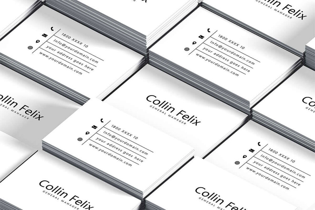 Simple Individual Business Card Template