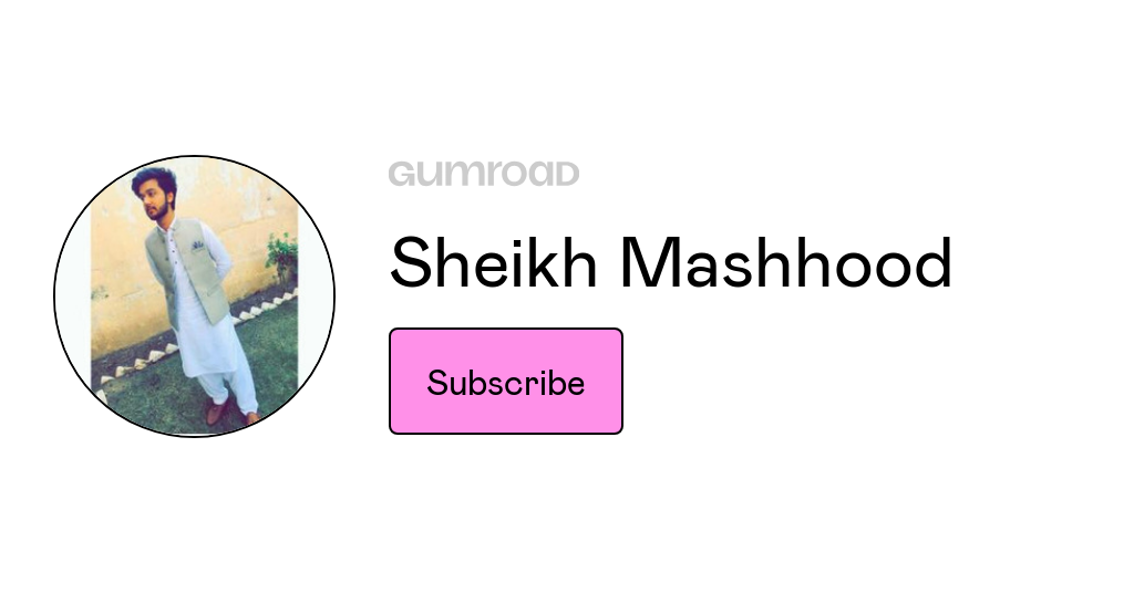 Sheikh Mashhood