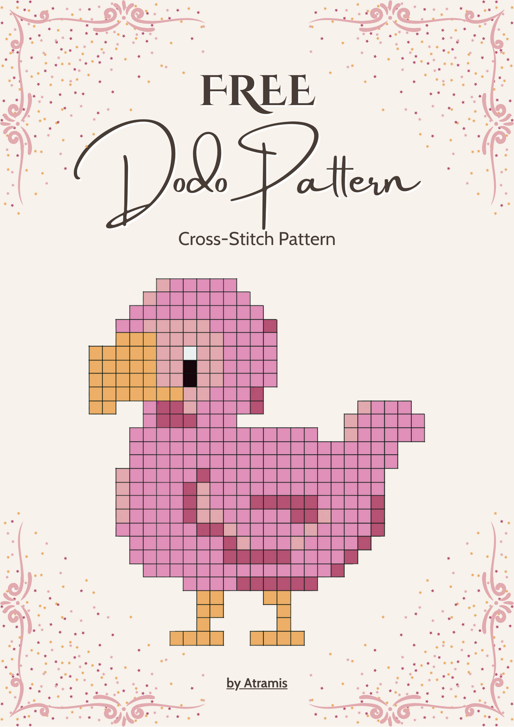 FREE Dodo Cross-Stitch Pattern