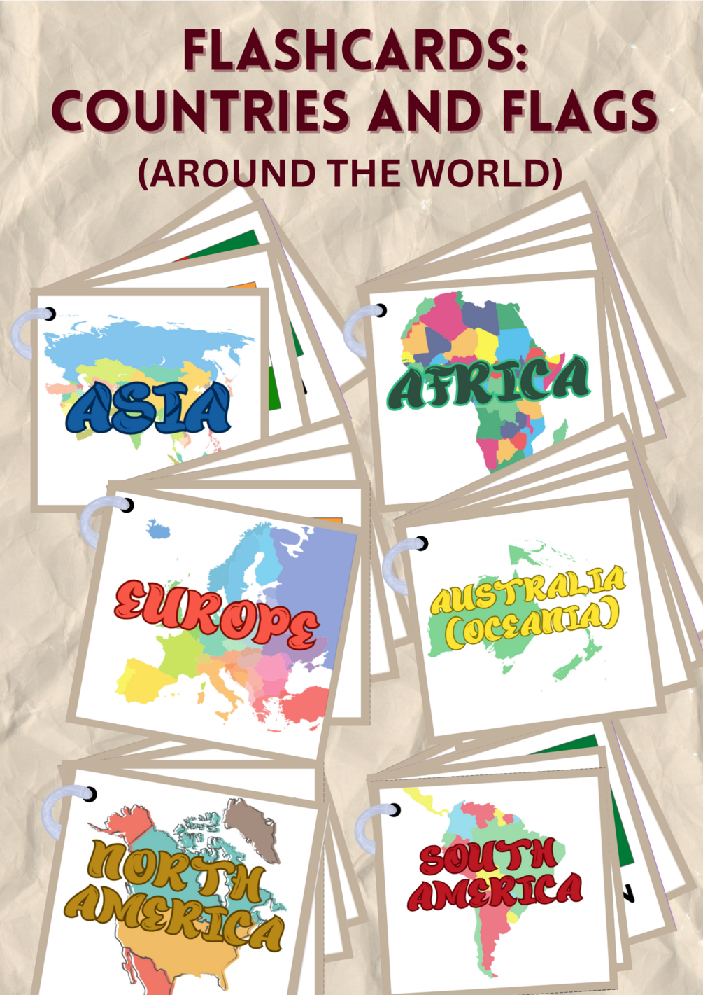 Countries and Flags Flashcards