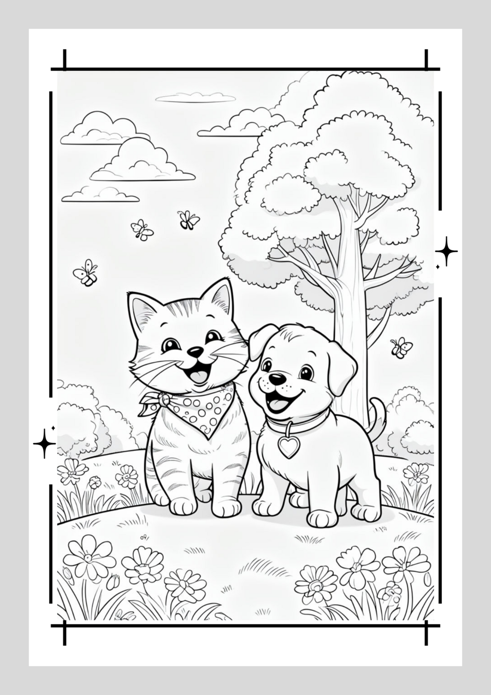 Super Cute Animal Characters Coloring Book by Joe Fico
