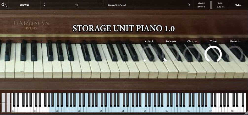 Storage Unit Piano 1.0 - Decent Sampler