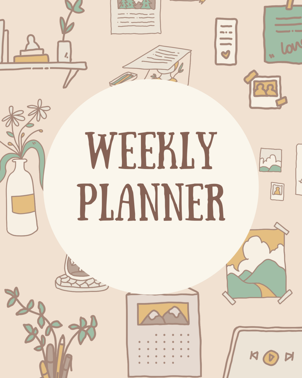 Weekly Planner - Printable & Digital Use