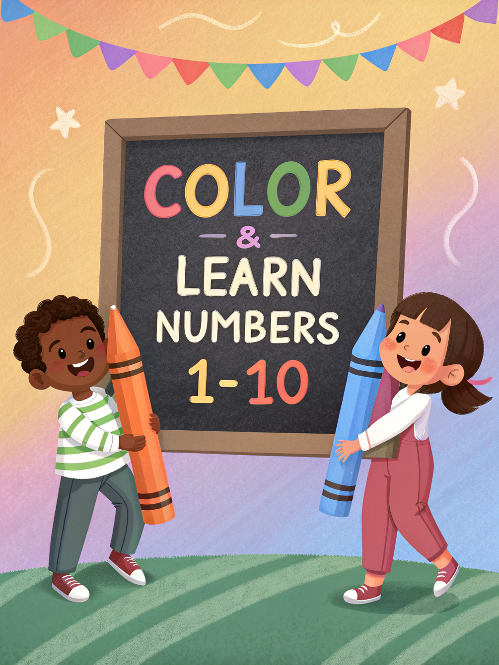 "Color & Learn Numbers 1–10"