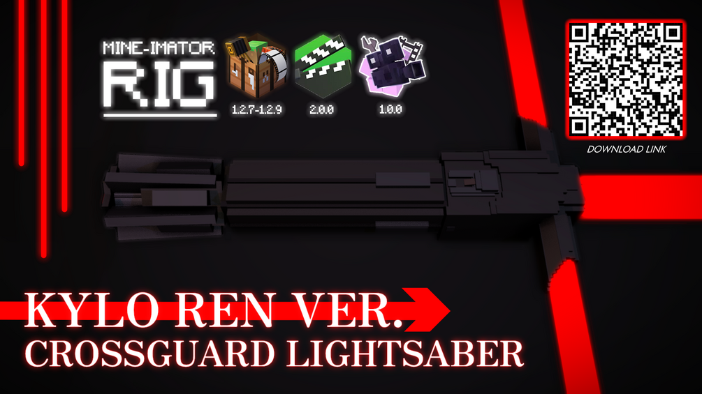Crossguard lightsaber (Mine-Imator Rig)