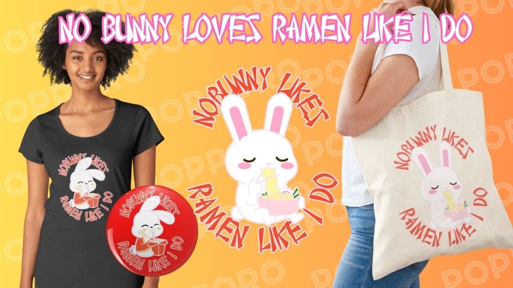 🍜🐰 Downloadable Ultimate Easter Mashup: Ramen-Loving Bunnies!