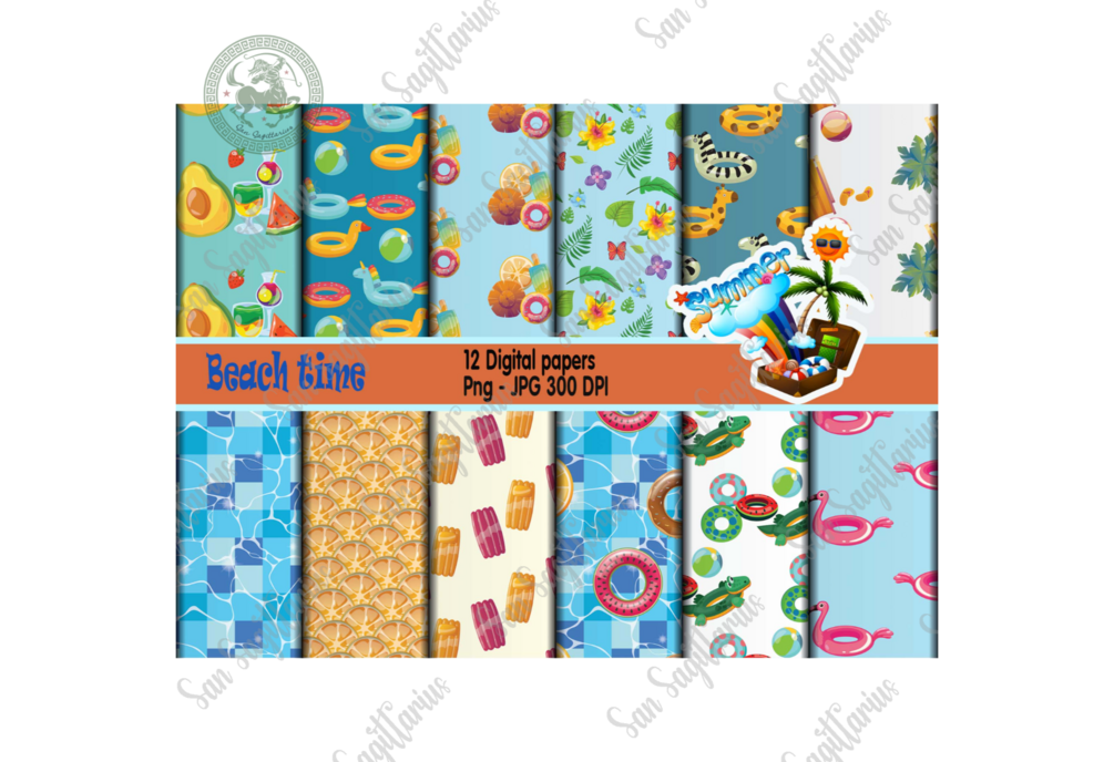Summer Swimming Bundle Files